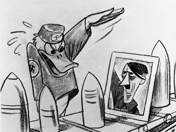 WW II Donald Duck propaganda animation Der Fuehrer's Face 668-10 ...