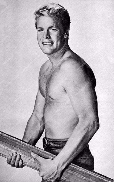 shirtless beefcake Doug McClure moving some lumber 8b20-11869 – ABCDVDVIDEO