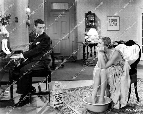 crp-14102 1936 Joan Marsh soaking her feet, Ben Lyon film Dancing Feet – ABCDVDVIDEO