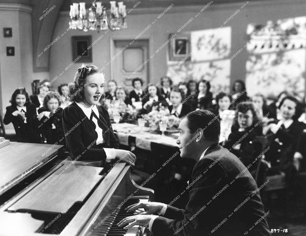 Deanna Durbin, Herbert Marshall - 1938 film Mad About Music - 0445-004 ...