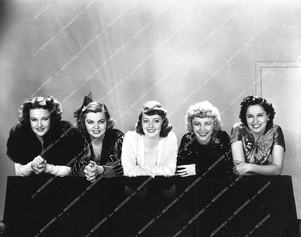 Bette Davis, Mayo Methot, Jane Bryan, Isabel Jewell, Rosalind Marquis ...