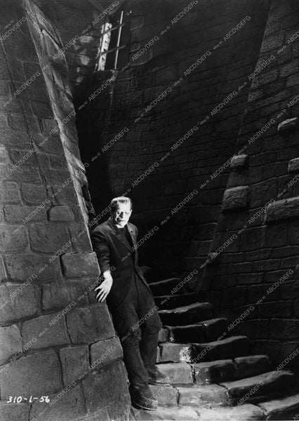 Brosi Karloff Frankenstein on stairs 1043-09 1043-09 – ABCDVDVIDEO
