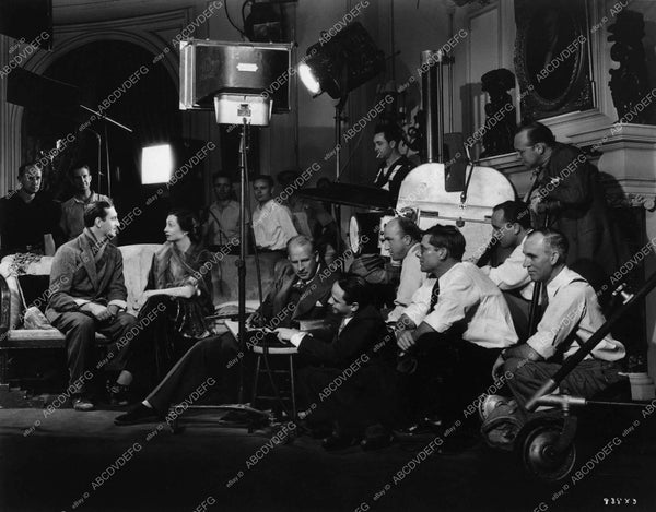candid behind the scenes photo Basil Rathbone Aline MacMahon Kind Lady ...