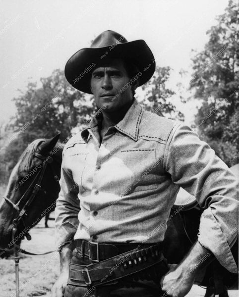 handsome Clint Walker TV show western Cheyenne 1099-24 1099-24 ...