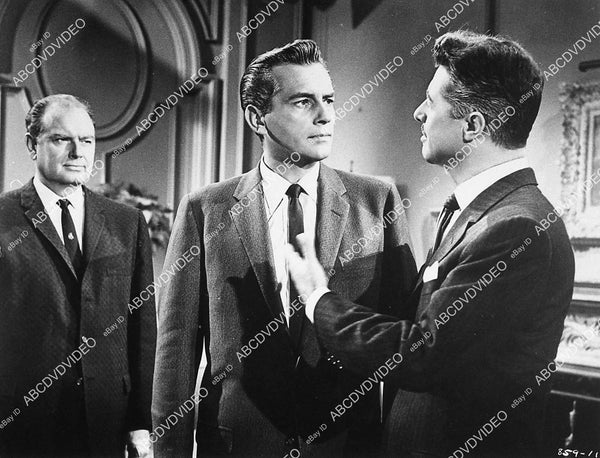Parley Baer, Efram Zimbalist Jr, Don Ameche film A Fever in the Blood ...