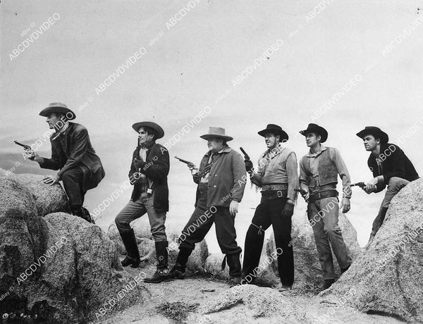 Randolph Scott, John Ireland, Noah Beery Jr film The Doolins of Oklaho ...