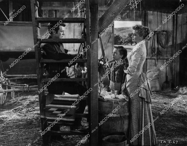 Richard Egan, Dorothy Malone, Billy Chapin film Tension at Table Rock ...