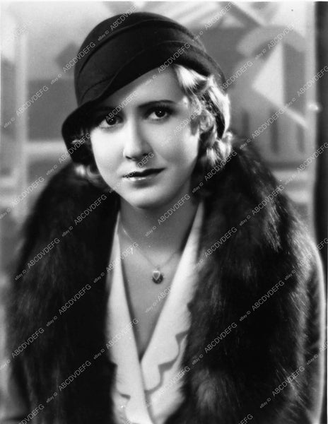 portrait Mae Clarke in fur from Waterloo Bridge 1189-14 1189-14 ...