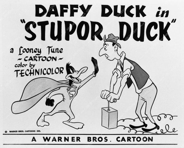 animation Daffy Duck in WB cartoon Stupor Duck 1294-20 1294-20 ...