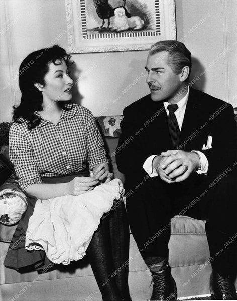 Greer Garson Brian Donlevy candid behind the scenes Mrs. Parkington 14 ...