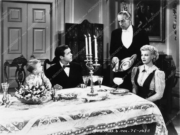 Penny Singleton Arthur Lake Jerry Sims film Blondie Has Servant Troubl ...