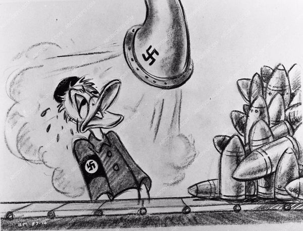 WW II Donald Duck propaganda animation Der Fuehrer's Face 668-09 ...
