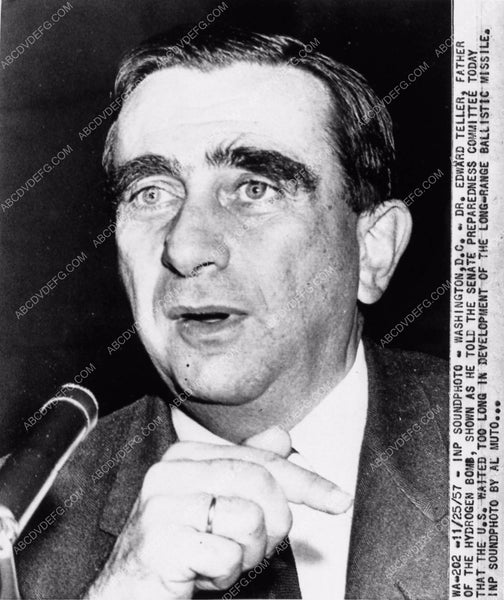 nuclear physicist Edward Teller discusses atomic hydrogen bomb 1309-22 ...