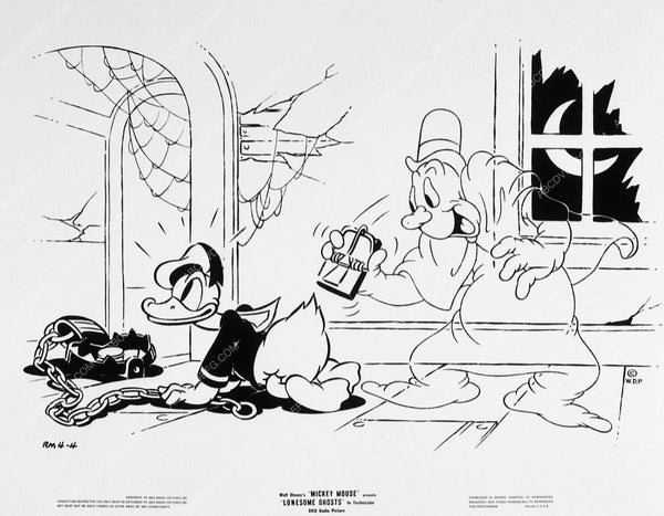 ad slick Donald Duck Lonesome Ghosts 2046-13 – ABCDVDVIDEO