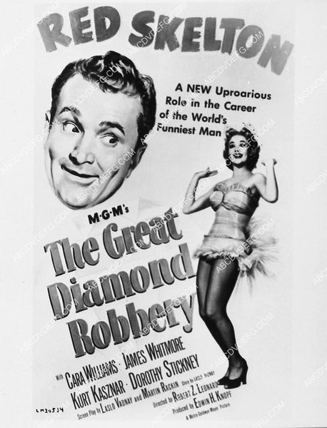 ad slick Red Skelton film The Great Diamond Robbery 2162-01 – ABCDVDVIDEO