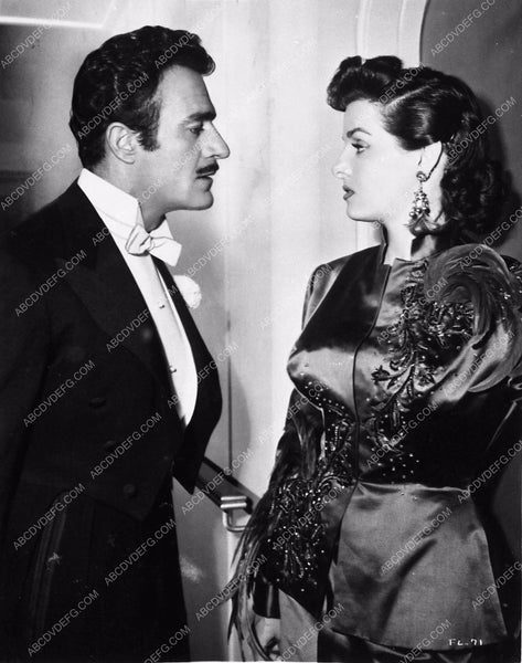 handsome Gilbert Roland sexy Jane Russell film The French Line 2323b-3 ...