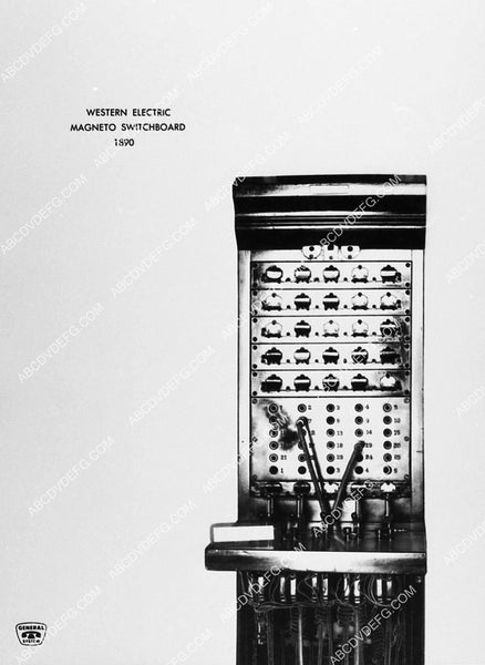 1890 Western Electric magneto telephone switchboard 2373-13 – ABCDVDVIDEO