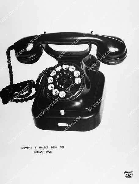 1925 German telephone Siemens & Halske desk set 2373-17 – ABCDVDVIDEO
