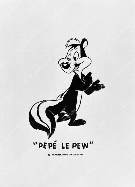 animated character Pepe Le Pew portrait 2717-10 – ABCDVDVIDEO