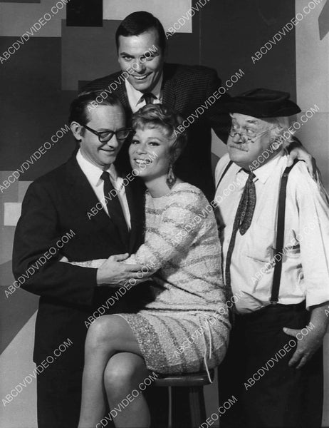 Peter Marshall Wally Cox Arte Johnson TV game show The Hollywood Squar ...