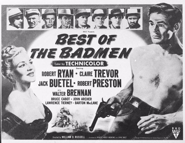 ad slick Robert Ryan western film Best of the Badmen 3368-02 – ABCDVDVIDEO
