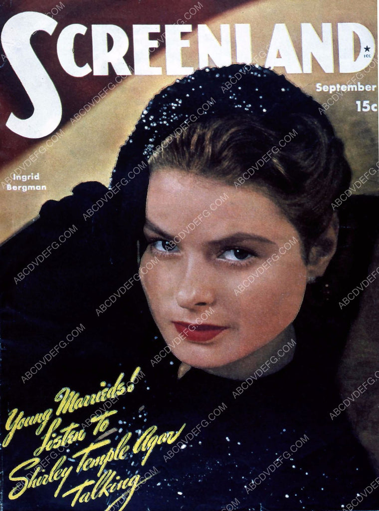 Ingrid Bergman Screenland magazine cover 35m-810 – ABCDVDVIDEO