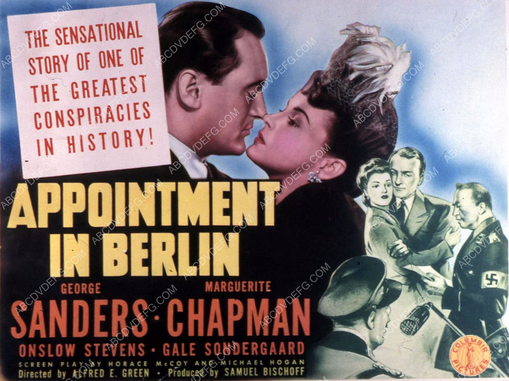 George Sanders Marguerite Chapman film Appointment in Berlin 35m-10328 ...