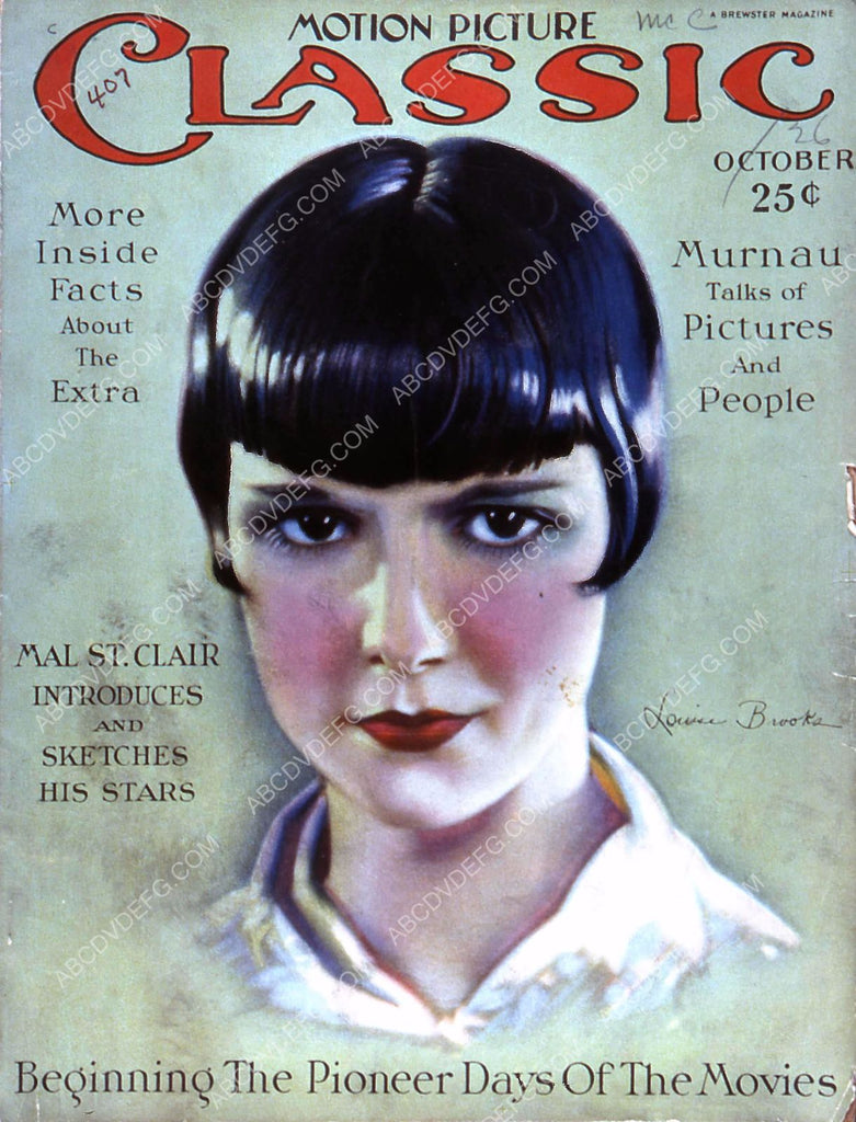 Louise Brooks Motion Picture Classic magazine cover 35m-1040 – ABCDVDVIDEO