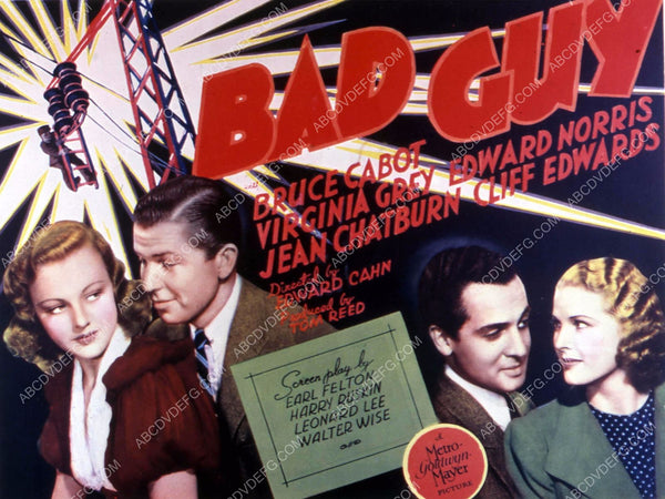 Bruce Cabot Virginia Grey Edward Norris Jean Chatburn film Bad Guy 35m ...
