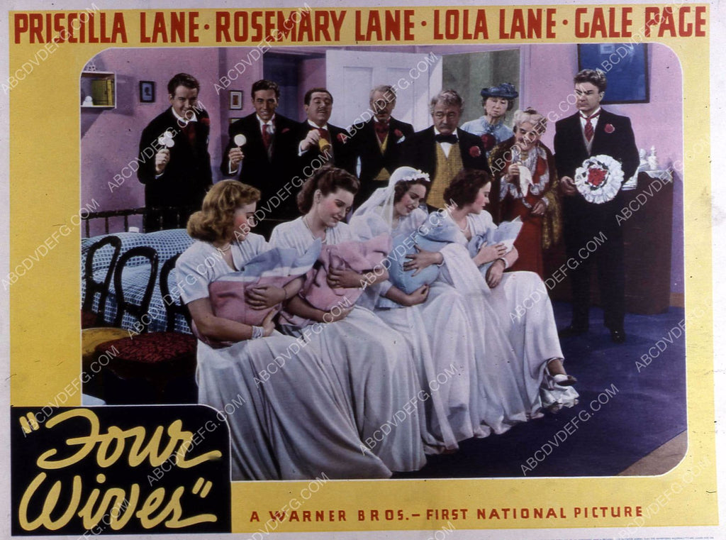 Priscilla Rosemary Lola Lane Gale Page film Four Wives 35m-10803 ...