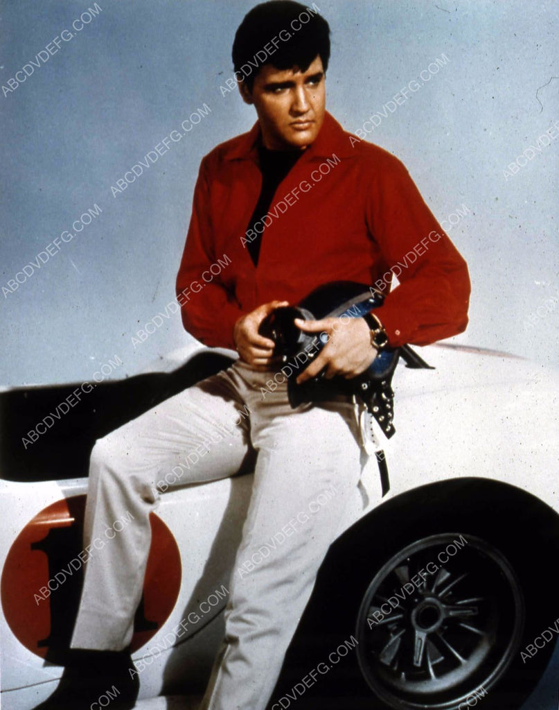 Elvis Presley and his racing gear film Speedway 35m-11021 – ABCDVDVIDEO