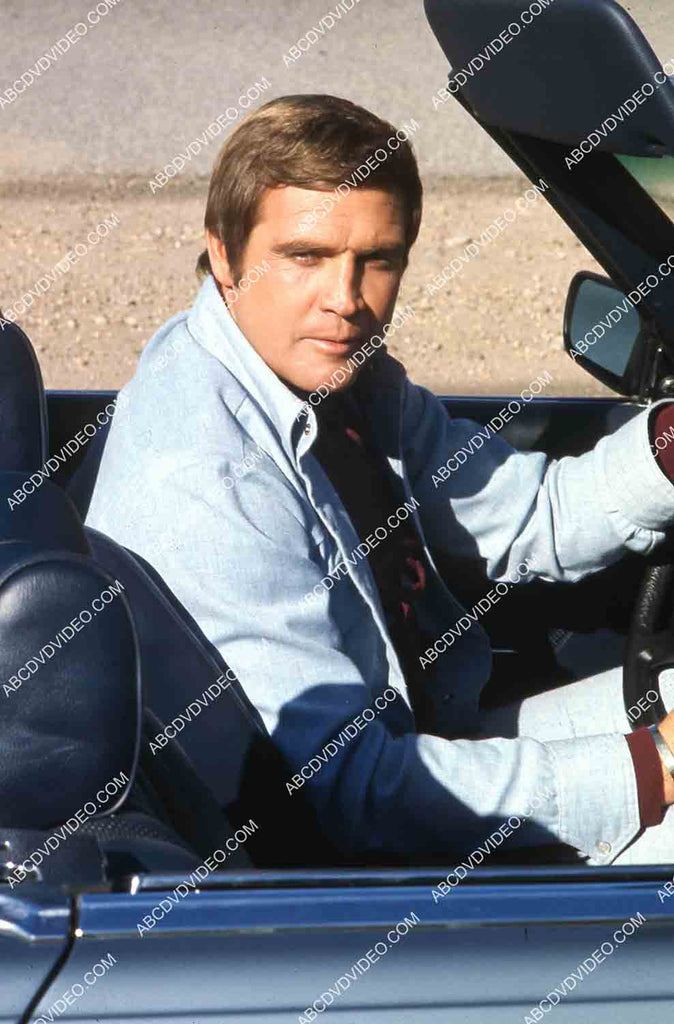 Lee Majors in the convertible TV The Six Million Dollar Man 35m-14204 ...
