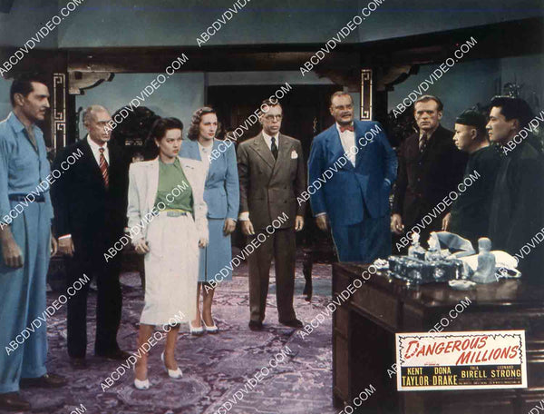 Kent Taylor Dona Drake and cast film Dangerous Millions 35m-15340 ...