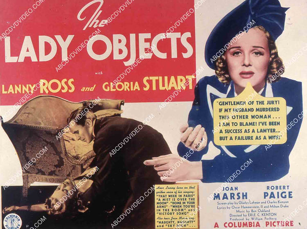 Lanny Ross Gloria Stuart film The Lady Objects 35m-15976 – ABCDVDVIDEO
