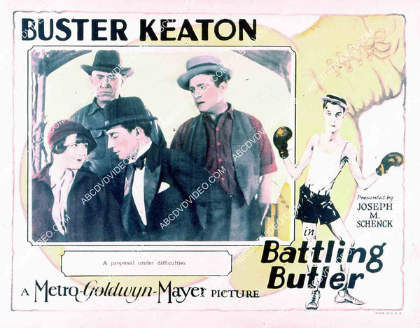 Buster Keaton Snitz Edwards Sally O'Neil silent film Battling Butler 3 ...