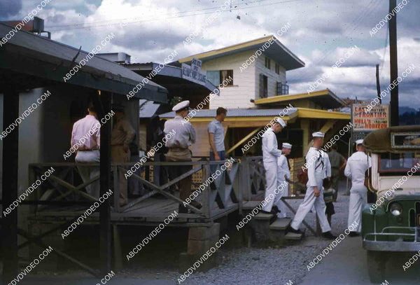 circa 1956 historic Philippines Subic Bay Sangley Point Naval Base mov ...