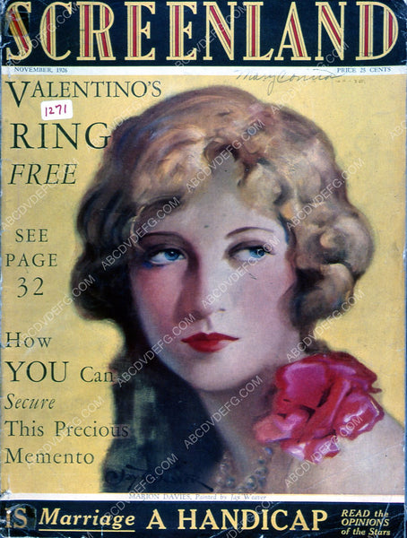 Marion Davies Screenland magazine cover 35m-2532 – ABCDVDVIDEO