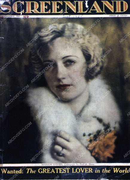Marion Davies Screenland magazine cover 35m-2533 – ABCDVDVIDEO