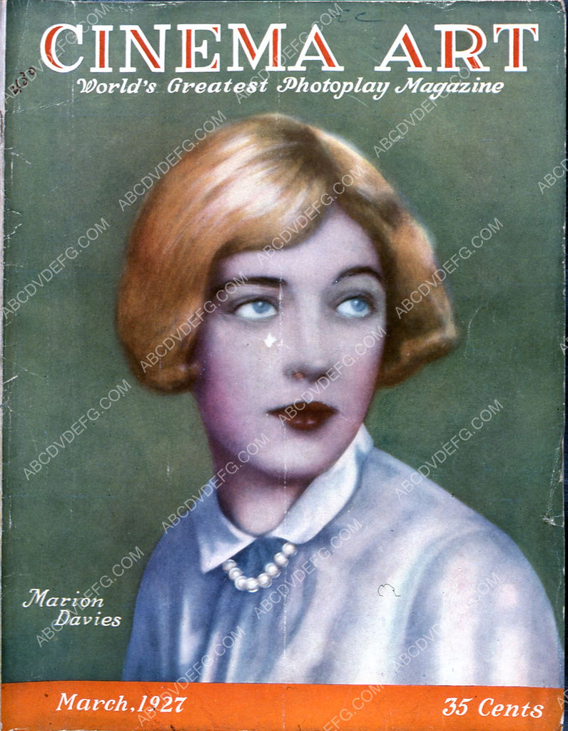 Marion Davies Cinema Art magazine cover 35m-2534 – ABCDVDVIDEO