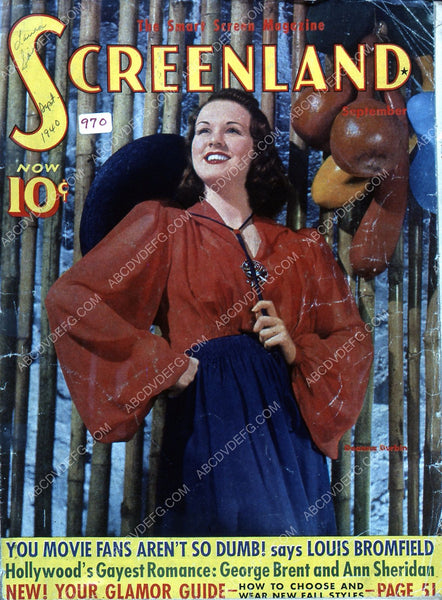 Deanna Durbin Screenland magazine cover 35m-3822 – ABCDVDVIDEO