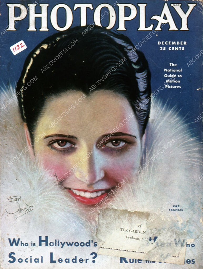 Kay Francis Photoplay magazine cover 35m-4244 – ABCDVDVIDEO