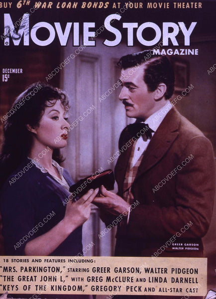 Greer Garson Walter Pidgeon Movie Story magazine cover 35m-4479 ...