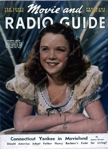 Gloria Jean Movie and Radio Guide magazine cover 35m-5343 – ABCDVDVIDEO