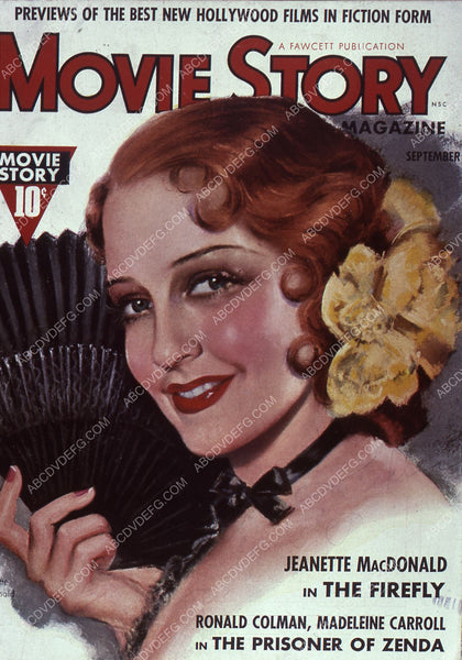 Jeanette MacDonald Movie Story magazine cover 35m-7754 – ABCDVDVIDEO