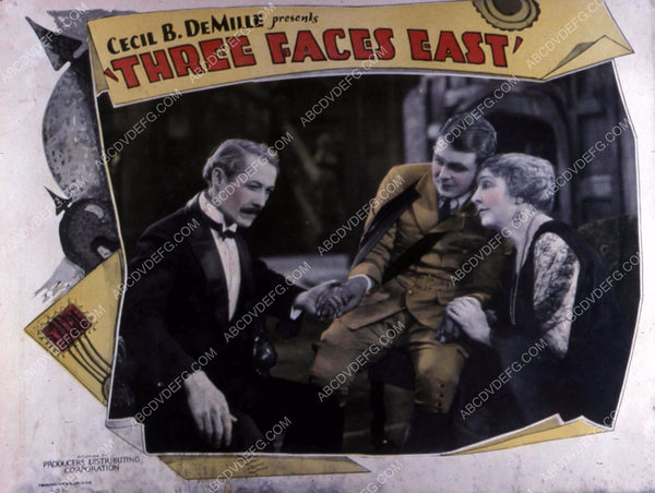 Robert Ames Henry B Walthall silent film Three Faces east 35m-8673 ...