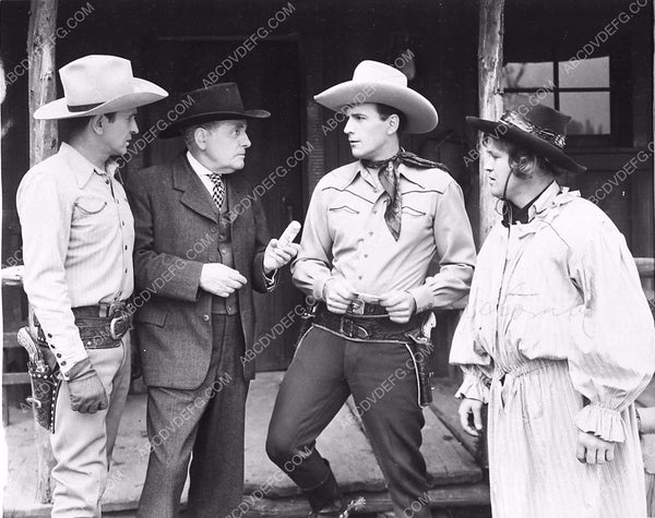 Bob Steele Tom Tyler Rufe Davis in drag film Raiders of the Range 3655 ...
