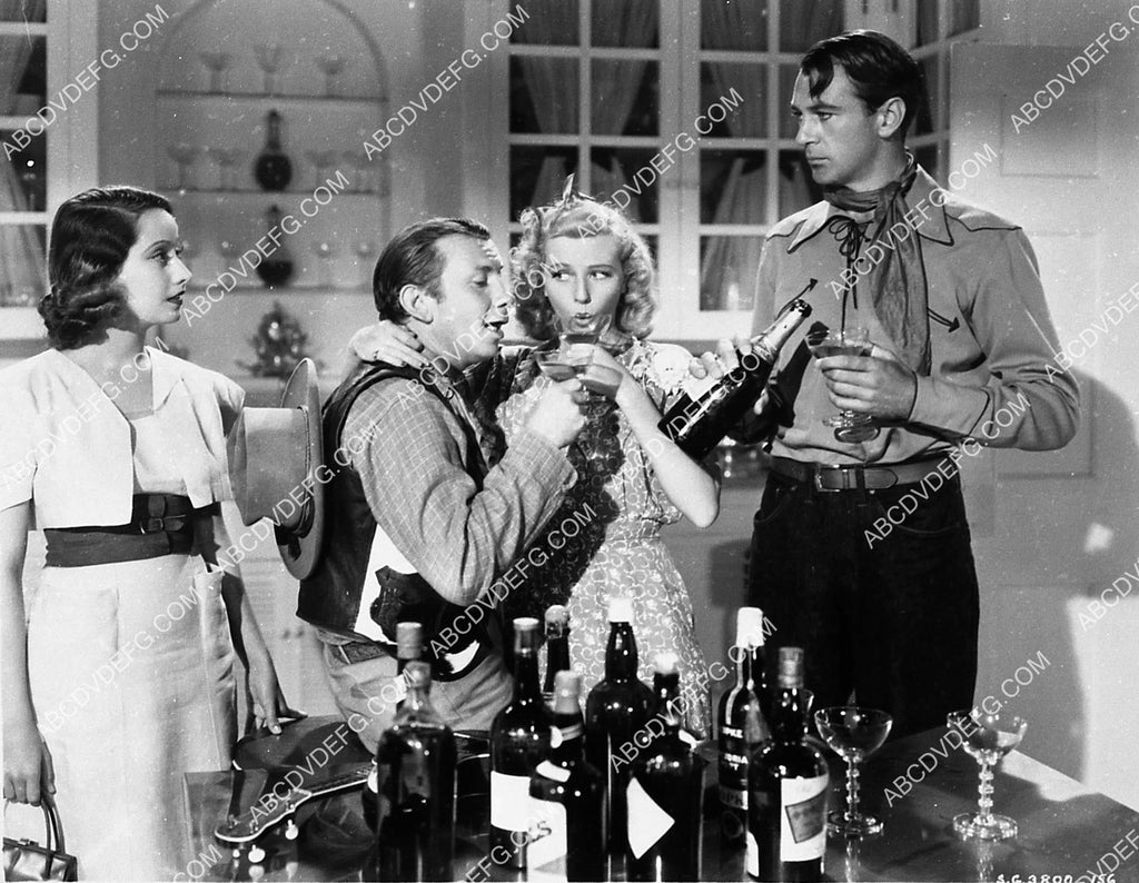 Merle Oberon Fuzzy Knight Mabel Todd Gary Cooper & a lot of hooch Cowb ...