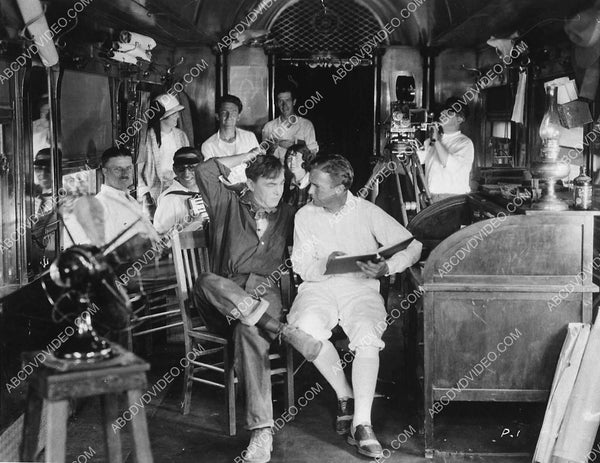 candid Harry Carey director Tom Forman and equipment unknown film 3839 ...