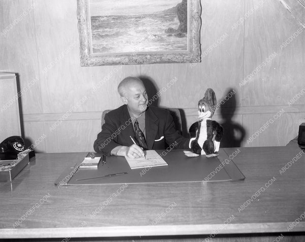 animation Walter Lantz draws Woody Woodpecker cartoons 45bx06-383 ...