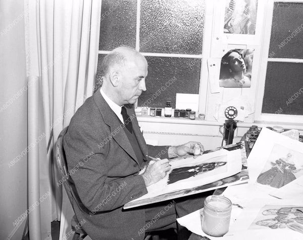 Rene Hubert designing costumes 20th Century Fox film Forever Amber 45f ...